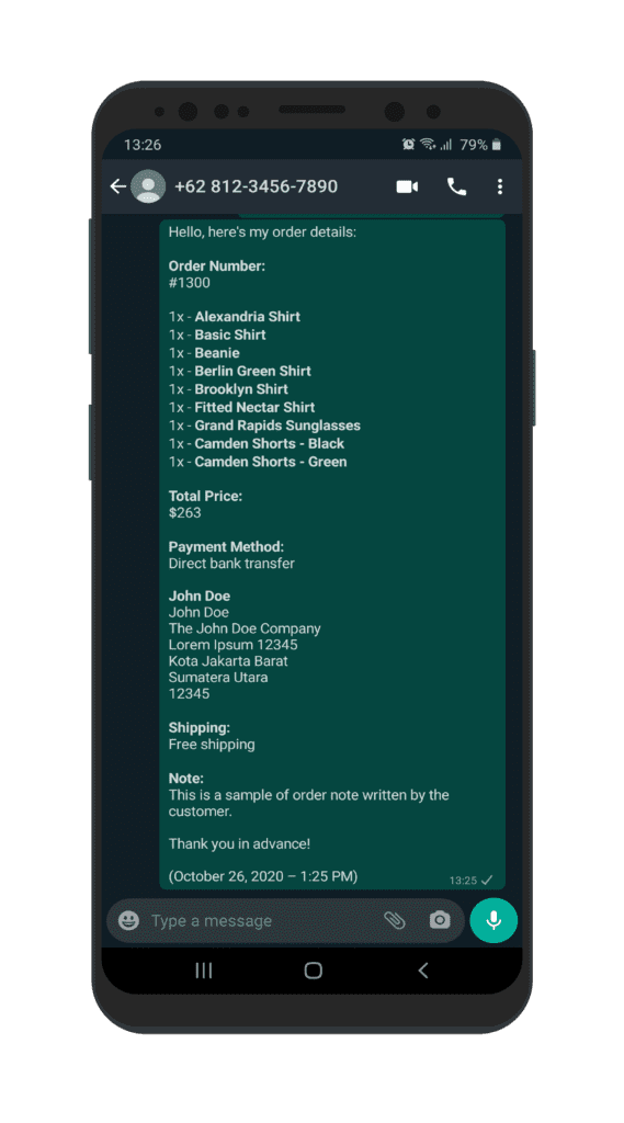 OneClick Chat to Order | Online Store Kit